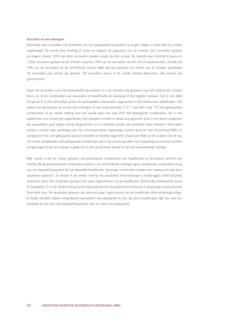 Inzichten Monitor Keuzedelen Herziening MBO | PDF