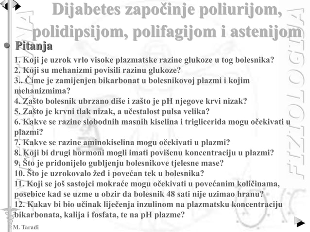 Inzulin i šećerna bolest | PPT