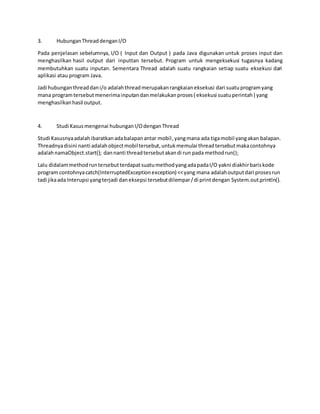 Konsep I/O pada Pemrograman Berorientasi Obyek | PDF