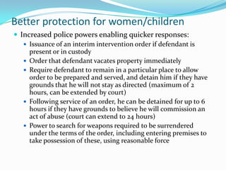Io dv perspective of intervention orders & family safety meetings | PPSX