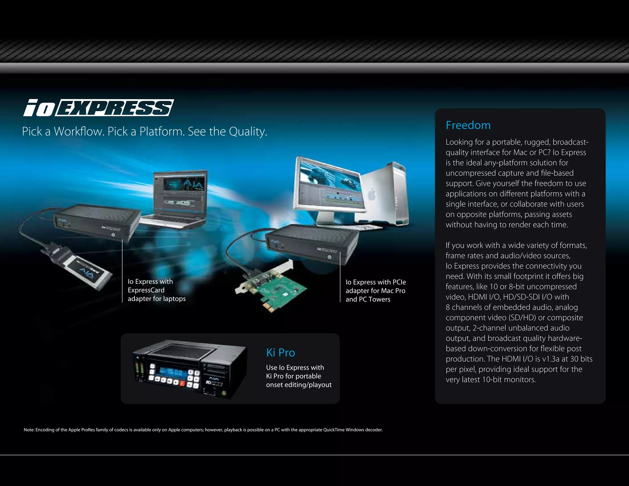 AJA IO Express | PDF