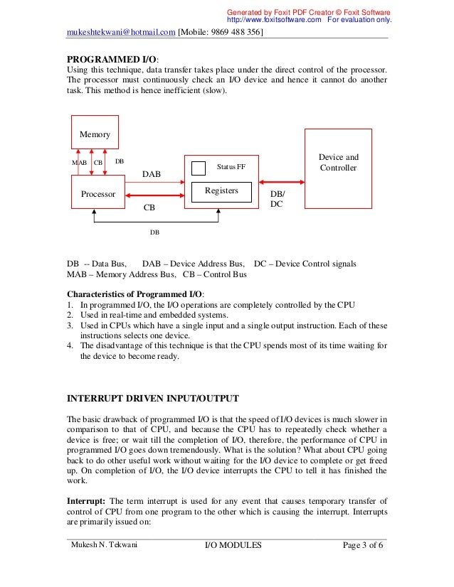 Input Output Modules 8751