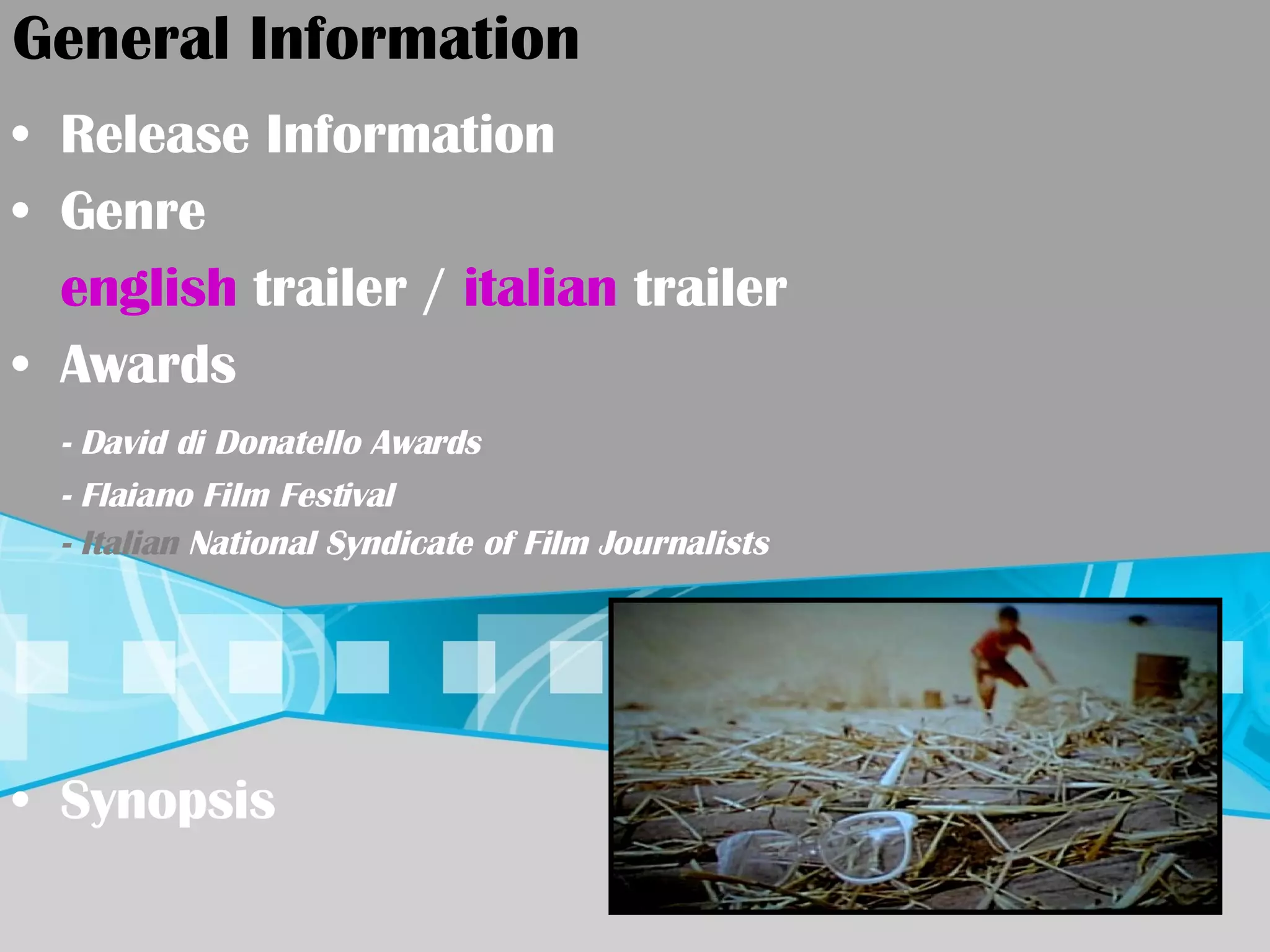 Io Non Ho Paura | PPT