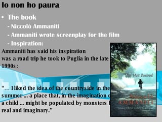 Io Non Ho Paura | PPT