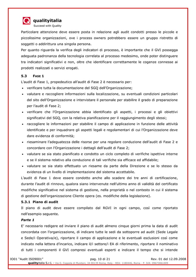 Io01 audit iso9001 rev.01