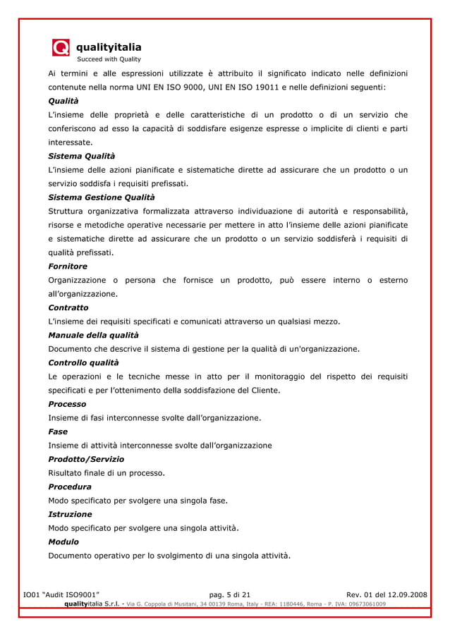 Io01 audit iso9001 rev.01