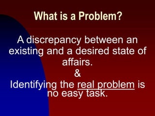 Problem solving and decision making | PPT