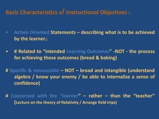 Instructional objective | PPT