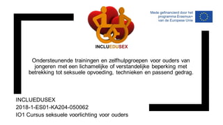 IO1 Cursus seksuele voorlichting voor ouders | PDF