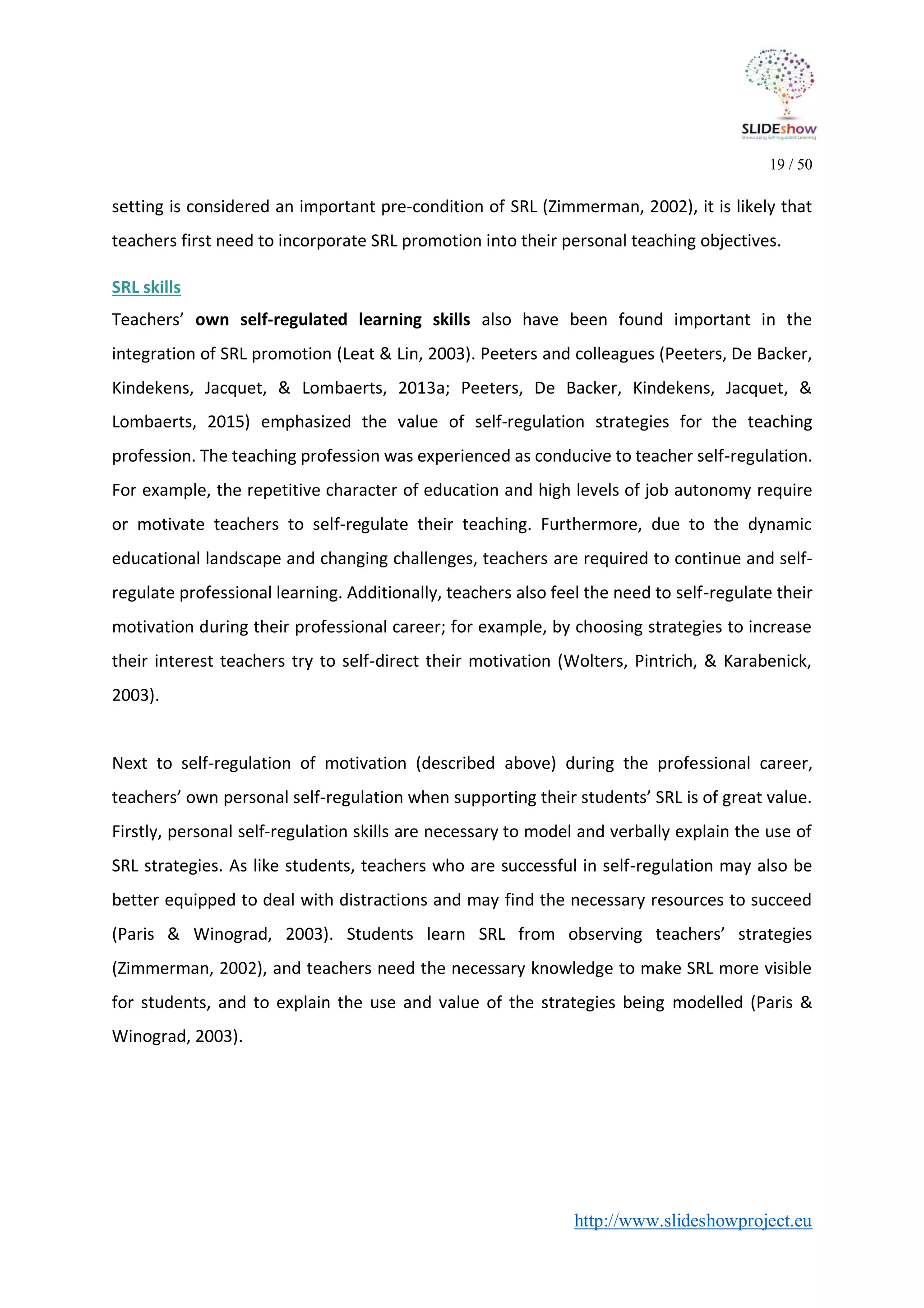 SRL Practice Framework | PDF