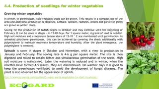 Unit 4. Seedling and Planting in Ecological Vegetable Gardening | PPT