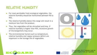 Unit 9. Storage of Ecological Vegetables after Harvesting | PPT