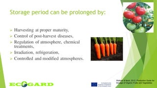 Unit 9. Storage of Ecological Vegetables after Harvesting | PPT