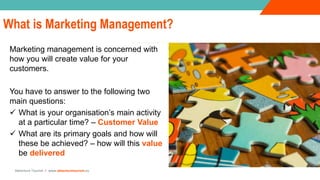 Building a Marketing Plan Module 6 | PPT