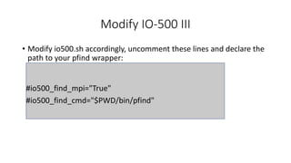 Introducing IO-500 benchmark | PDF