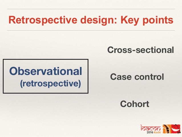 Retrospective Study Design