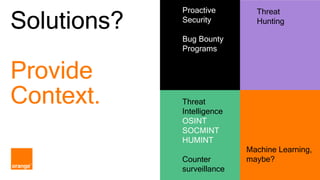 Needles, Haystacks and Algorithms: Using Machine Learning to detect complex threats | PPTX