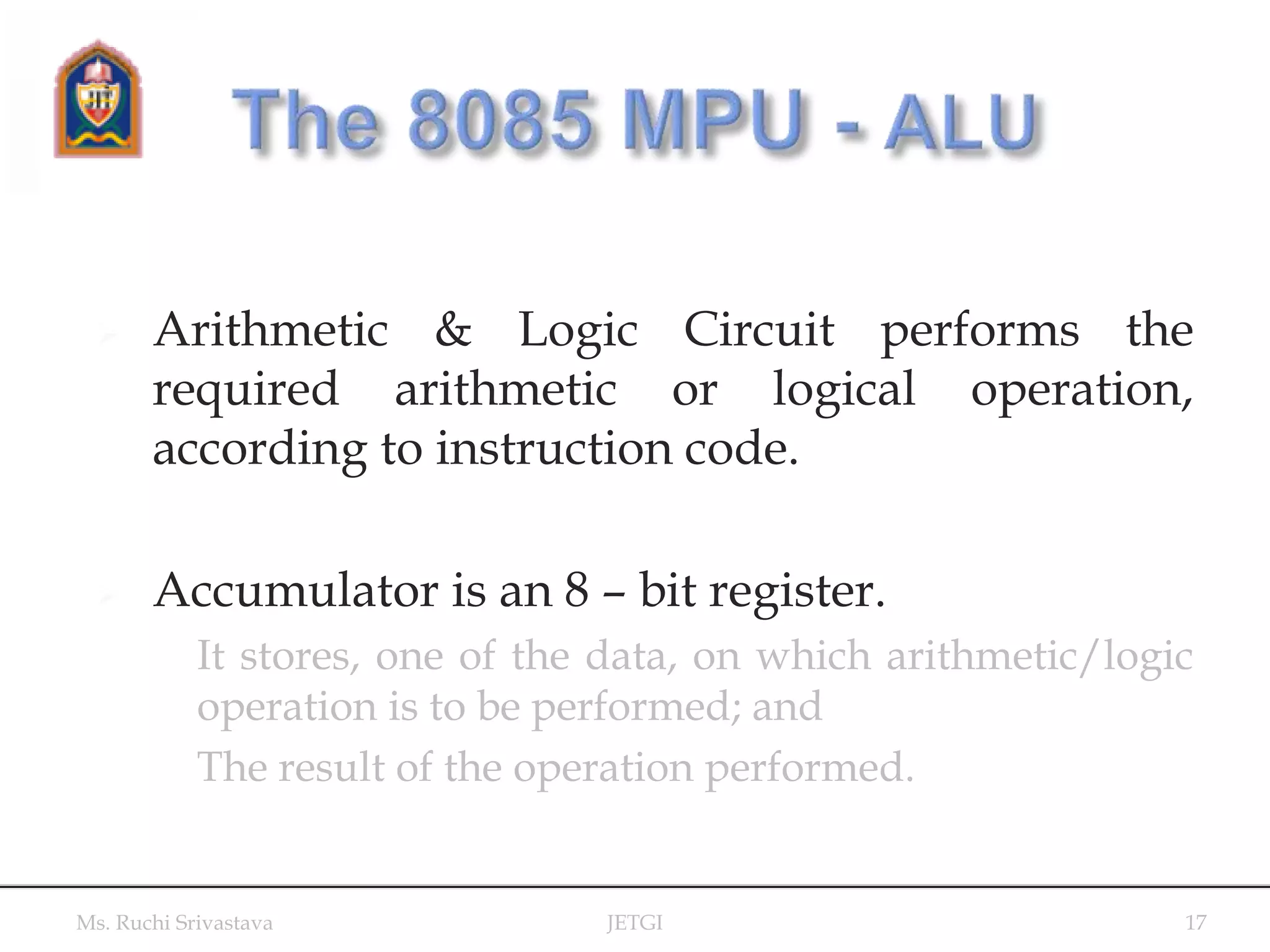 I/o and memory interfacing | PPT