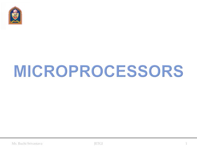 I/o and memory interfacing | PPT