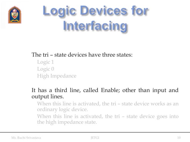 I/o and memory interfacing | PPT