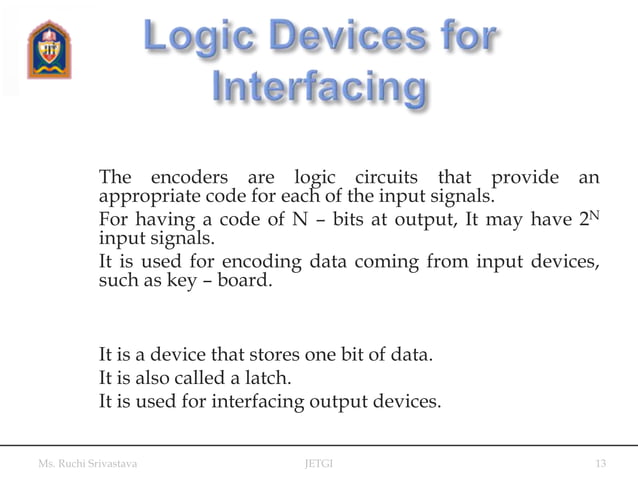 I/o and memory interfacing | PPT