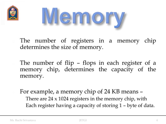 I/o and memory interfacing | PPT