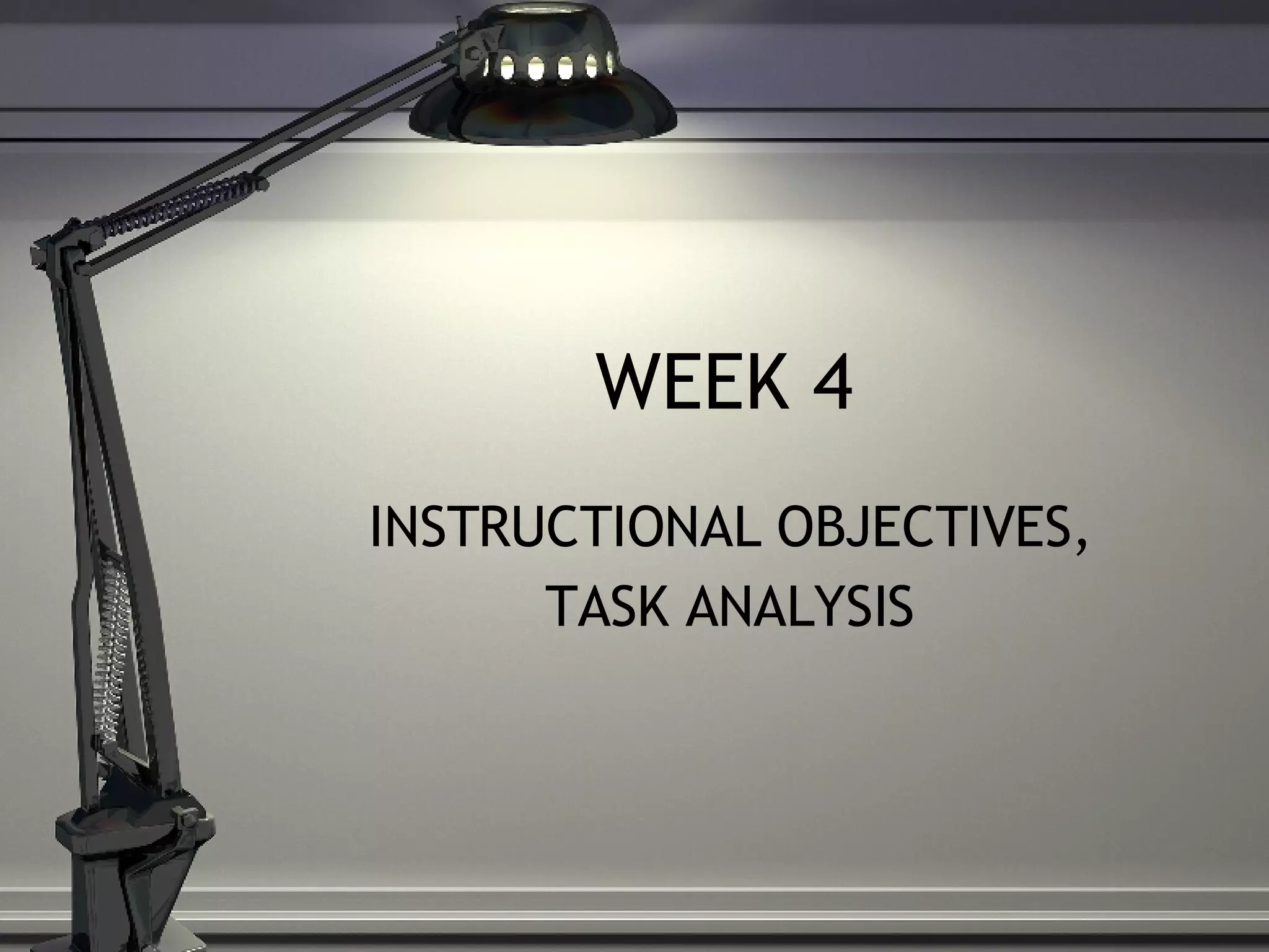 Io And Task Analysis | PPT