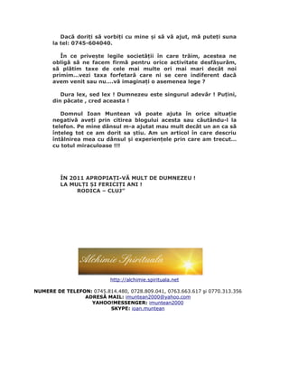 Ioan Muntean - Primim cat putem | PDF