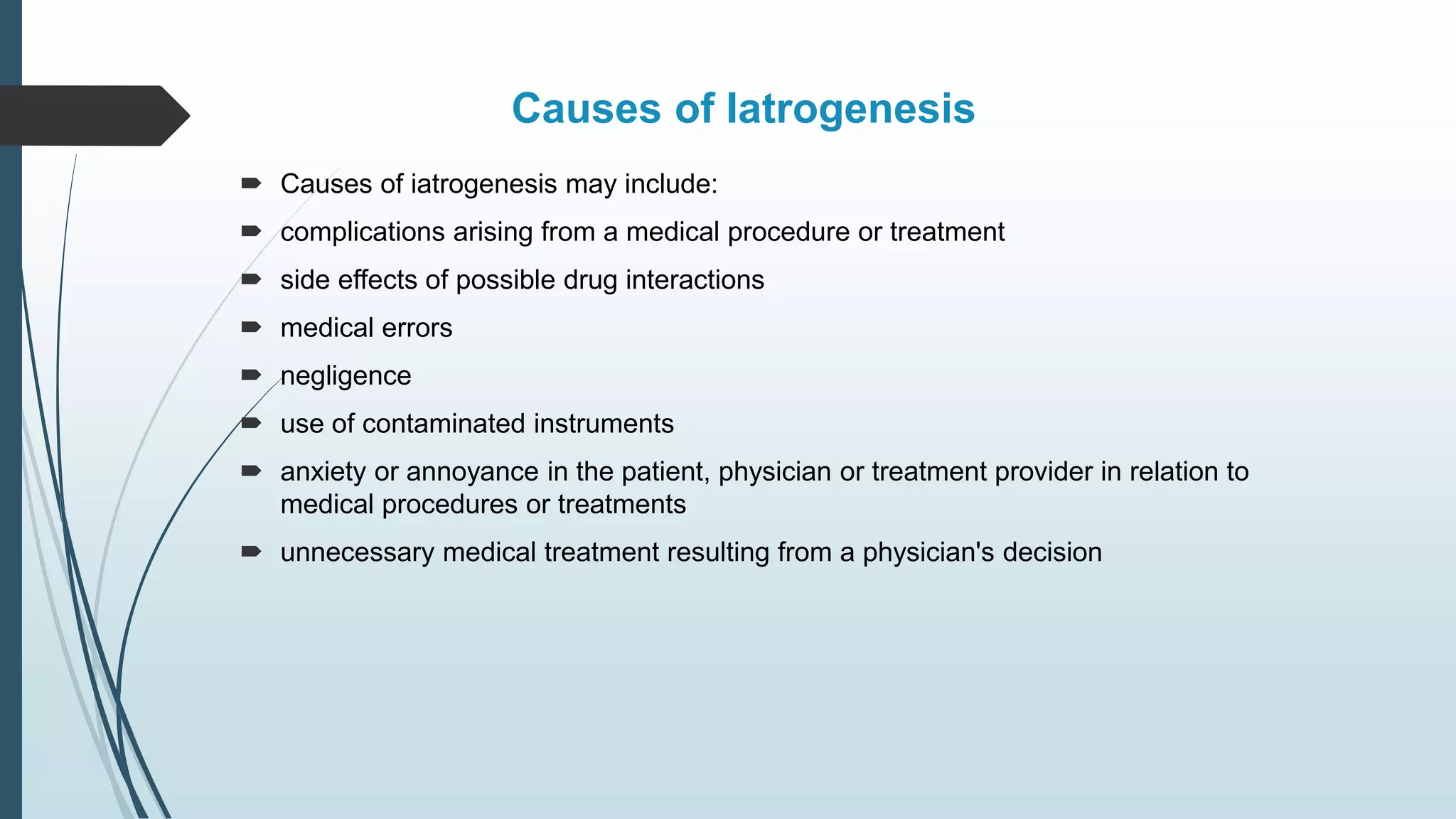 Ioatrogenic disease | PPT