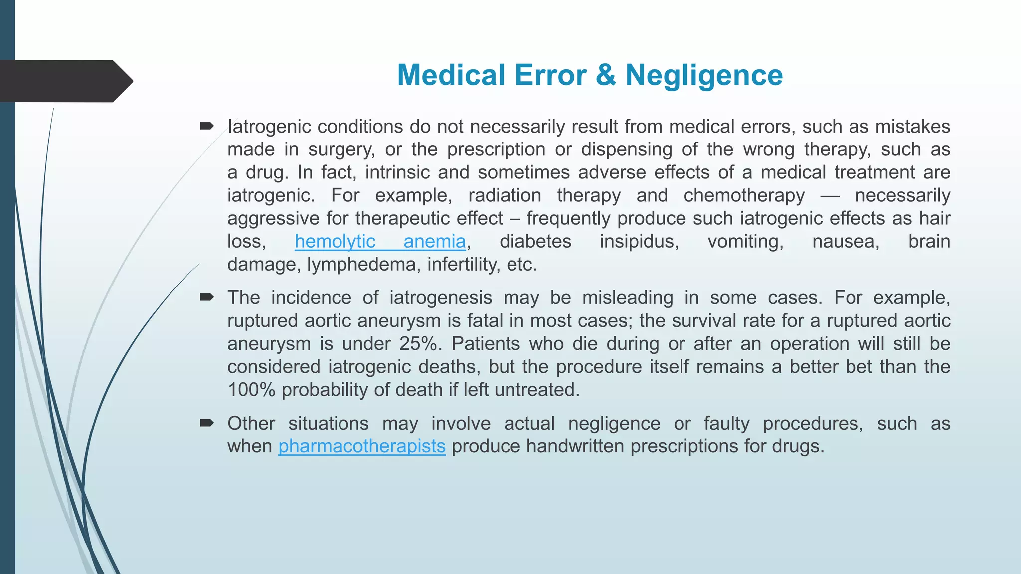 Ioatrogenic disease | PPT
