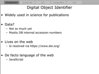 Internet of Bioinformatics | PPTX