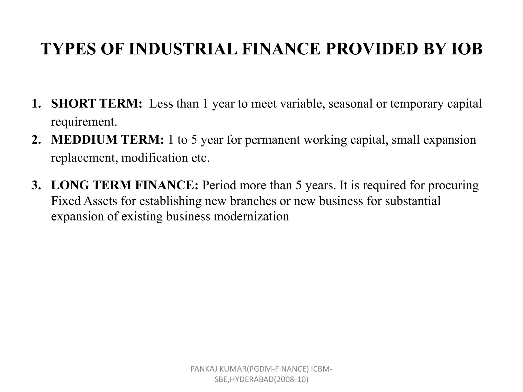 Iob Project Ppt | PPTX