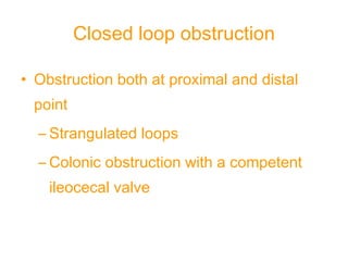 Intestinal obstruction neo | PPT