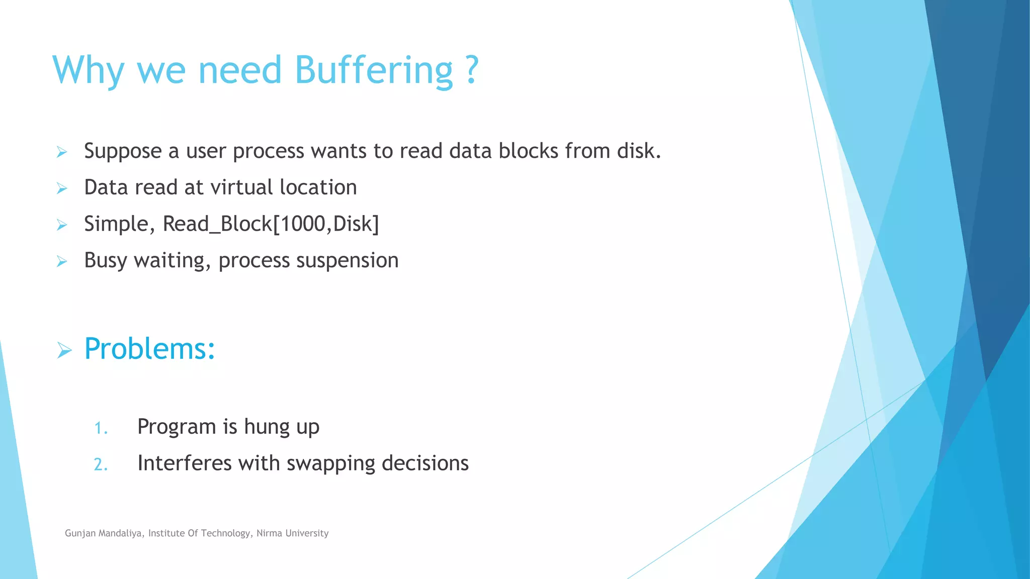 IO buffering | PPTX