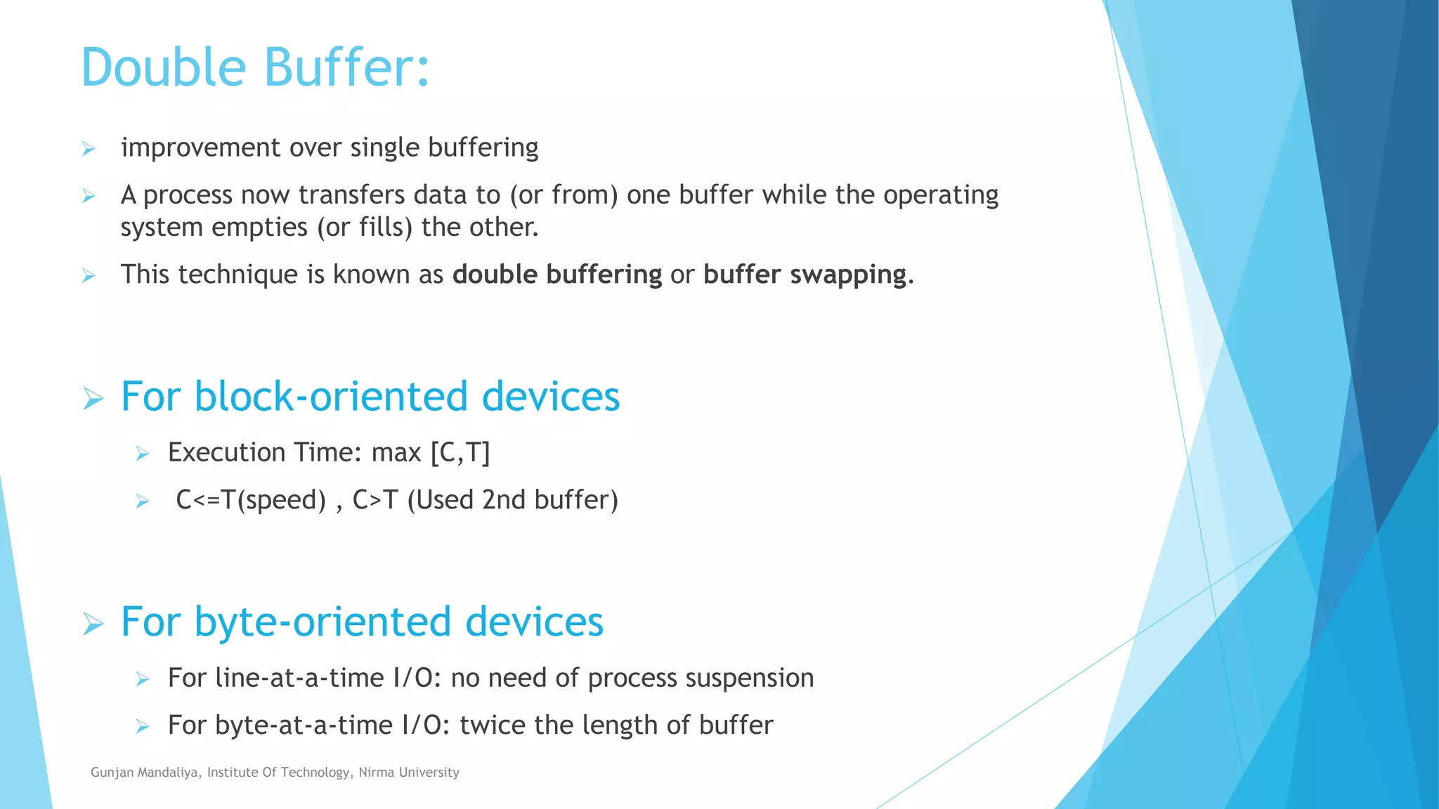 IO buffering | PPTX