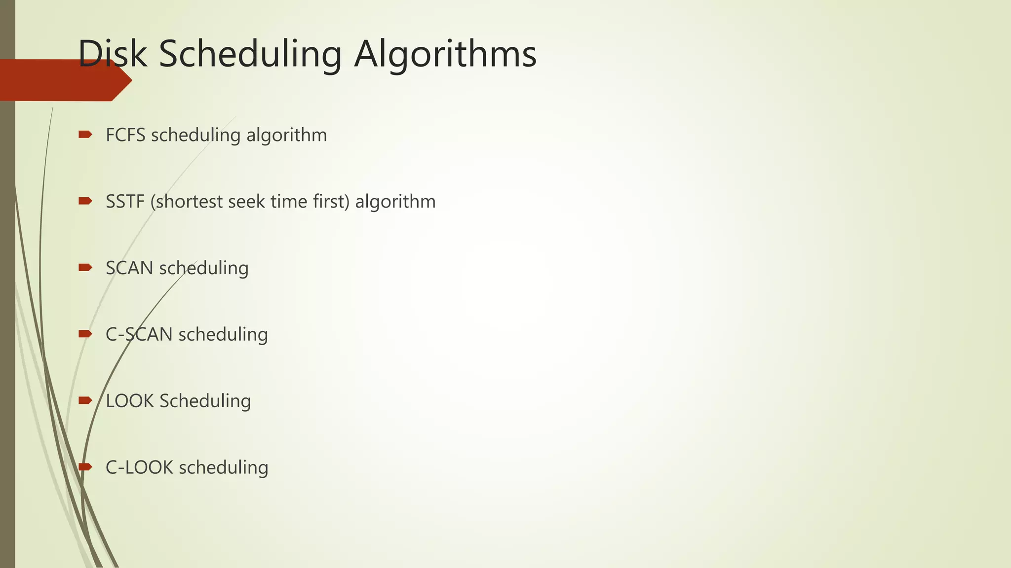 I/O buffering & disk scheduling | PPTX