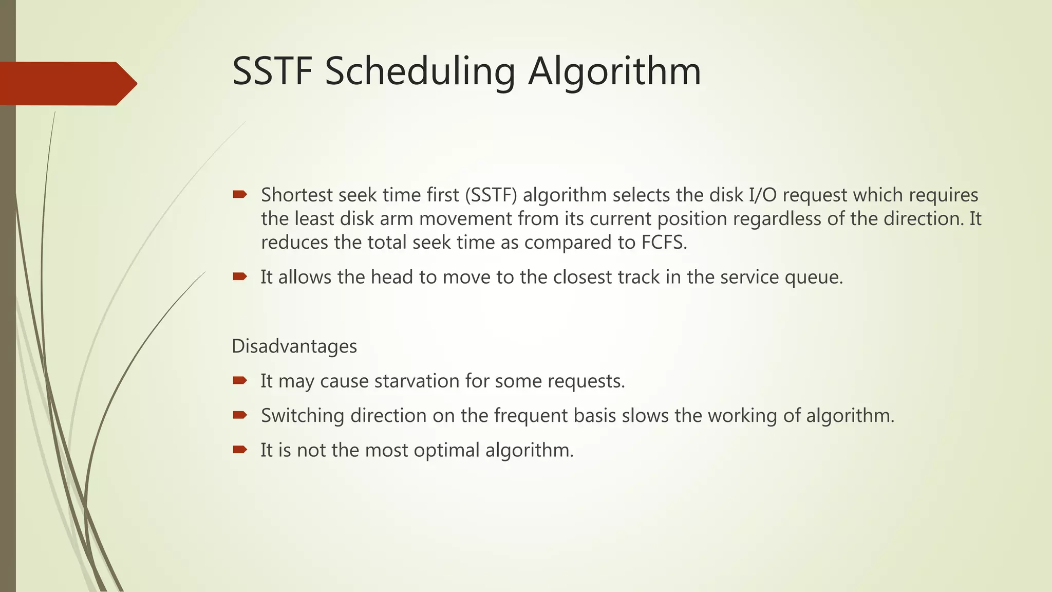 I/O buffering & disk scheduling | PPT