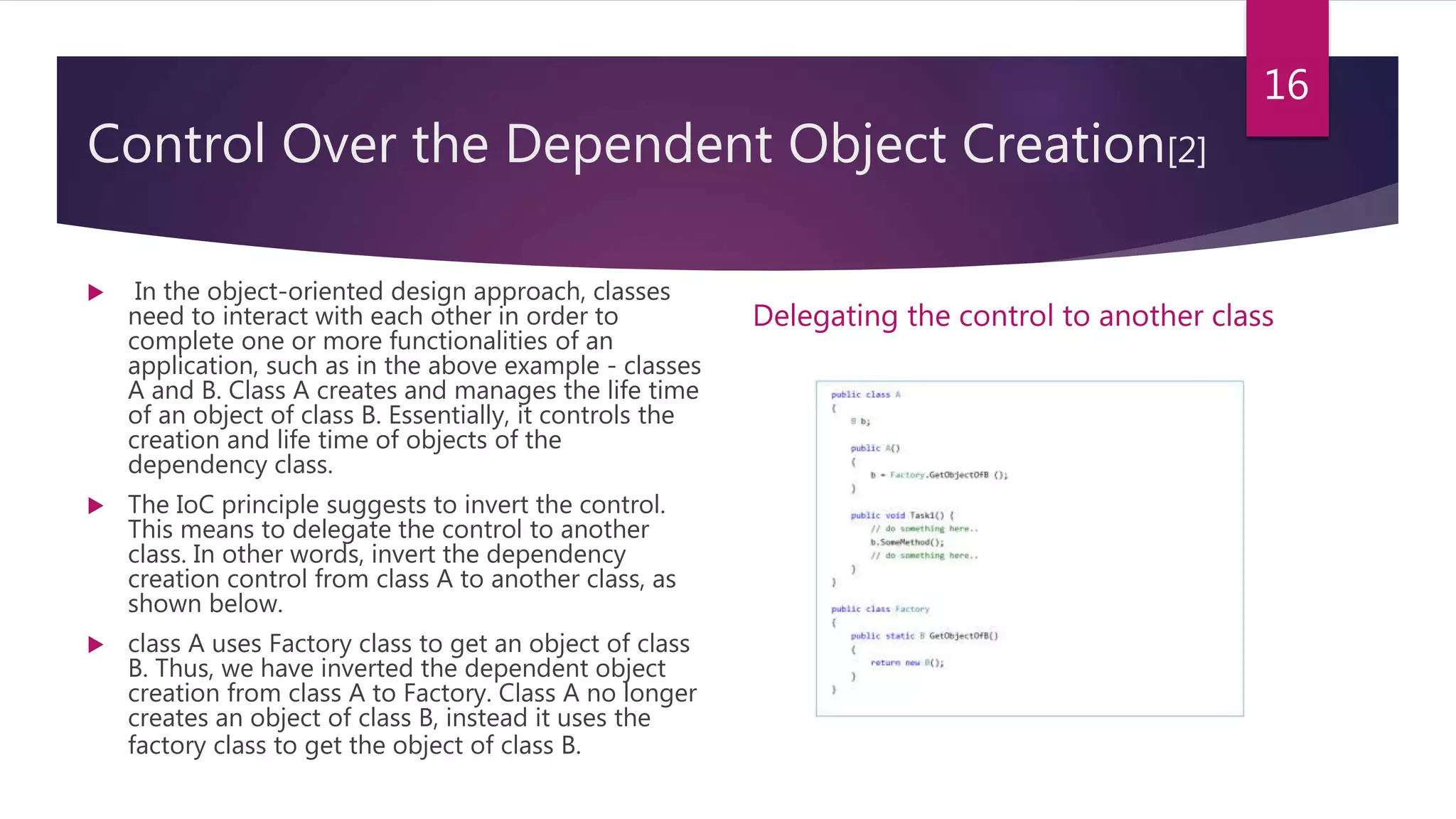 Clearing confusion about IoC (Inversion of Control) | PPT