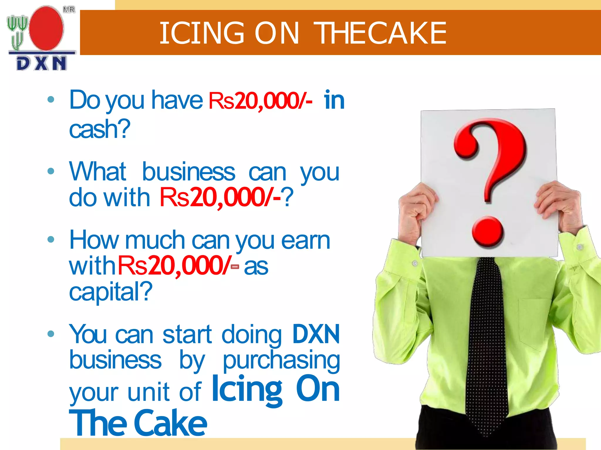DXN IOC plan in INDIA | PPTX