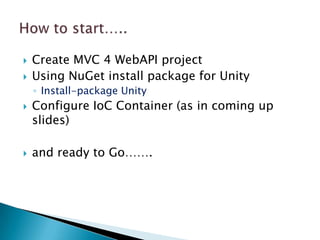 Inversion of Control and Dependency Injection | PPT