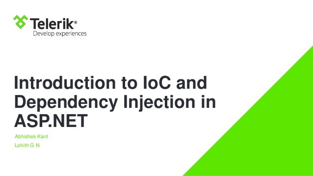 Introduction to IoC and Dependency Injection in ASP.NET