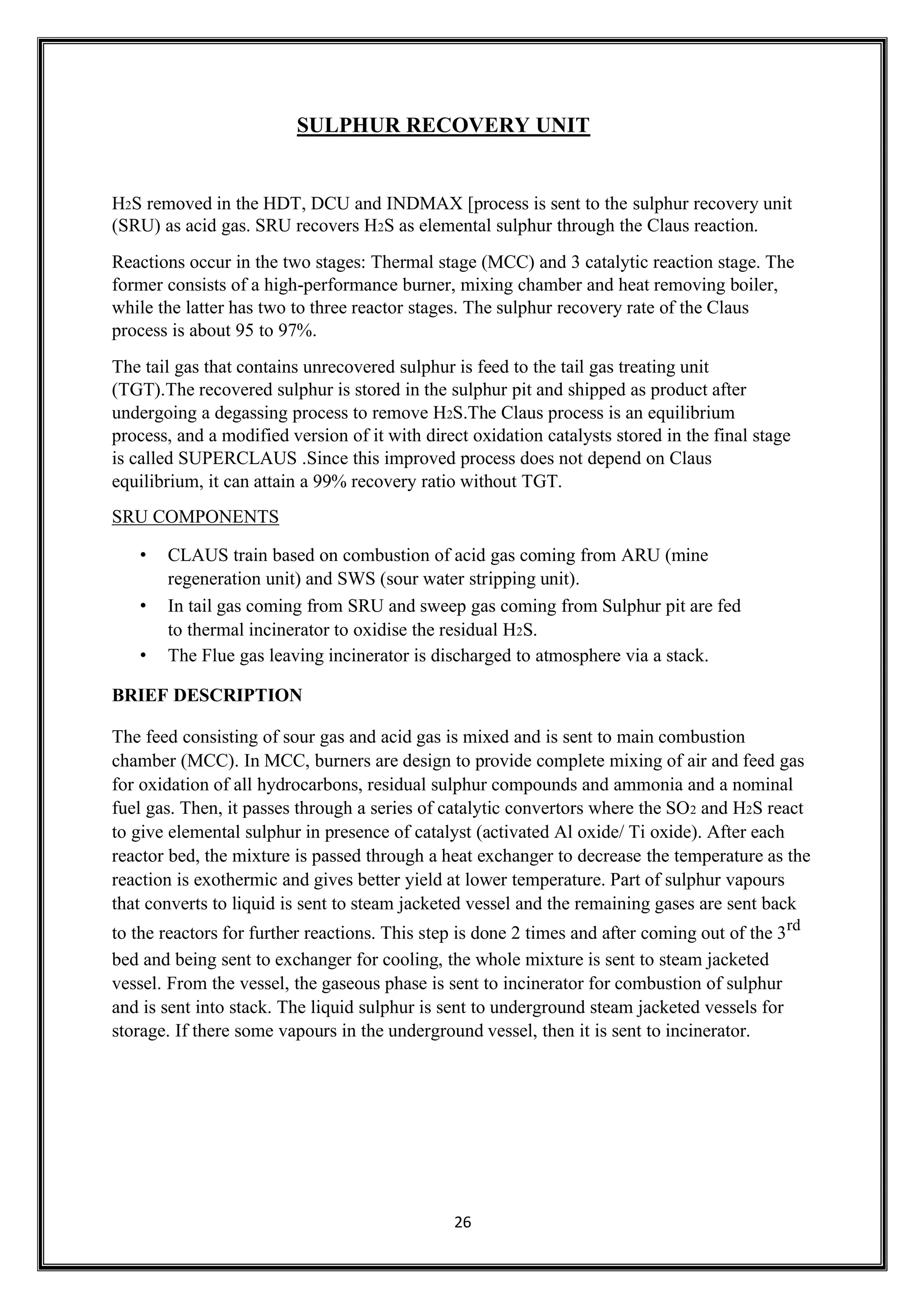 Industrial training at Indian Oil Corporation Limited (IOCL) Noonmati | PDF