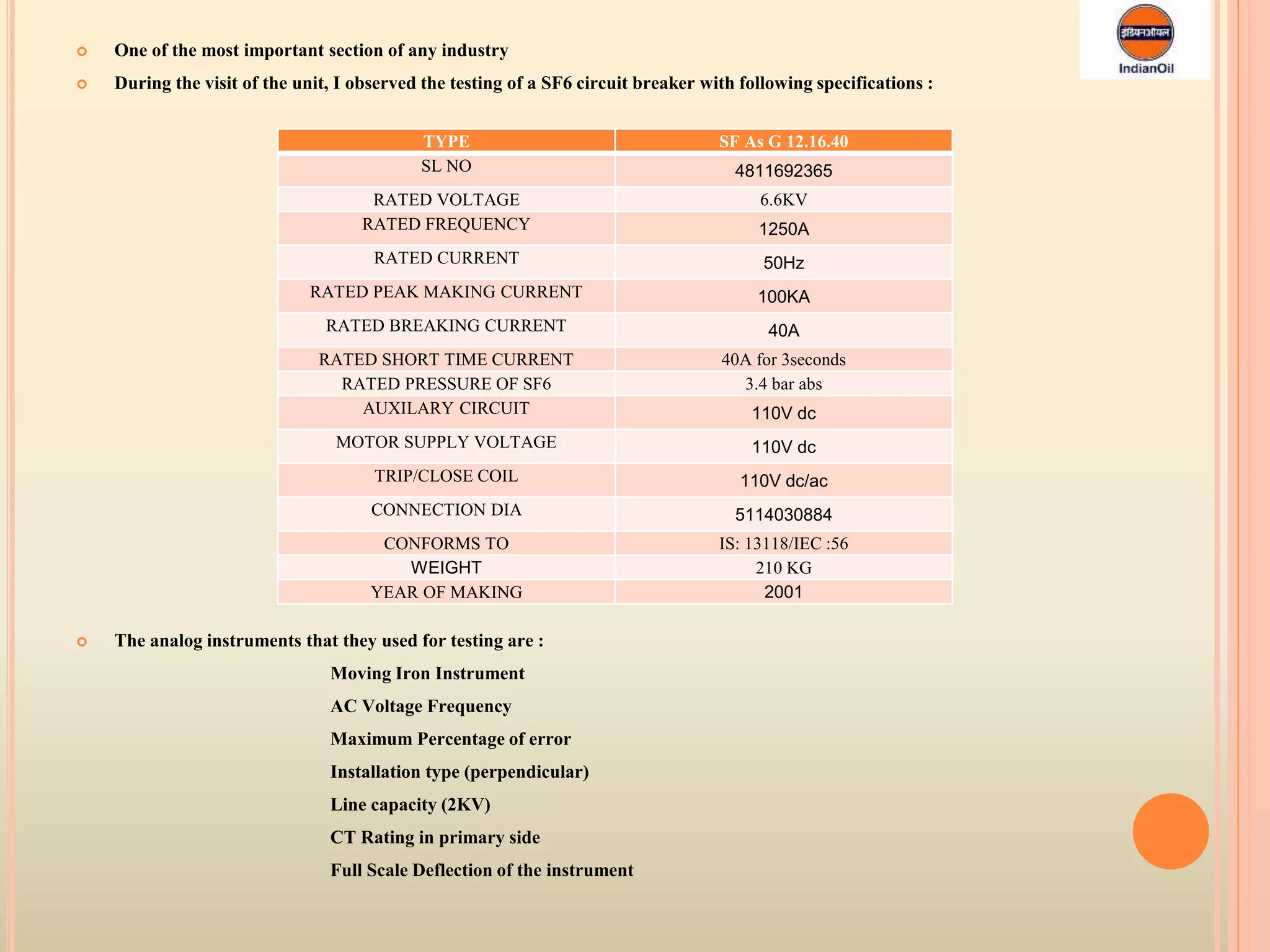 summer training report of Iocl,haldia | PPTX