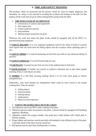 Iocl industrial training_chemical_engineering_report | PDF