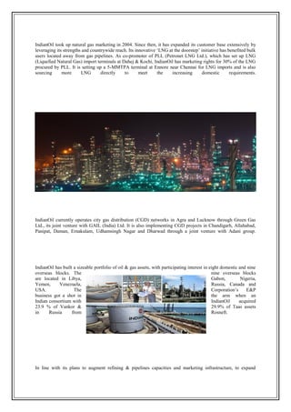 Iocl report | PDF | Business Utilities | Business