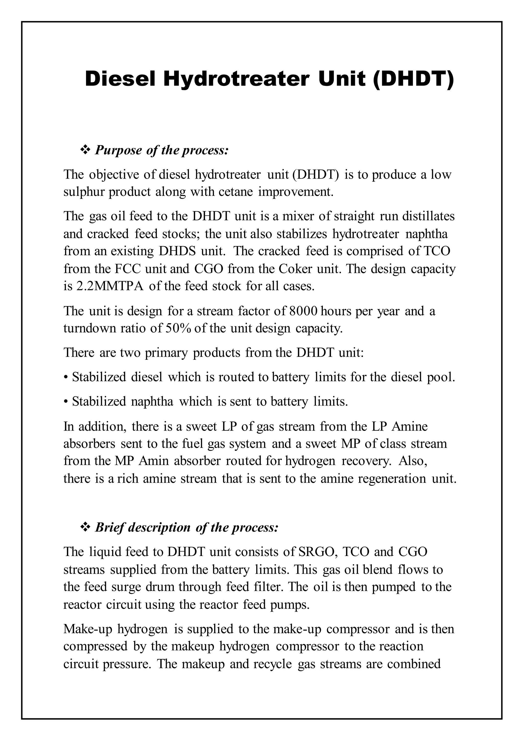 IOCL project report(chemical engineering) | DOCX