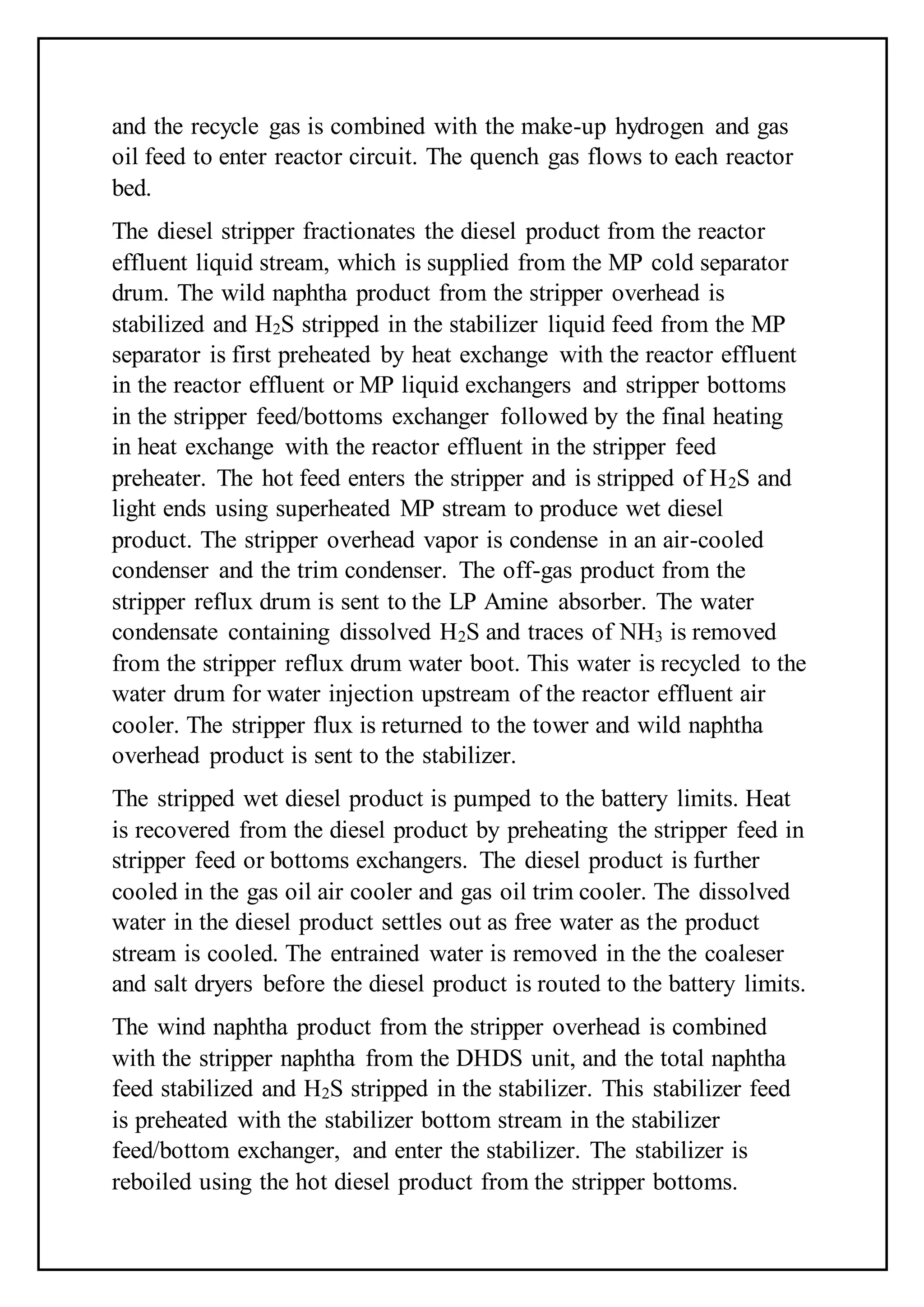 IOCL project report(chemical engineering) | DOCX