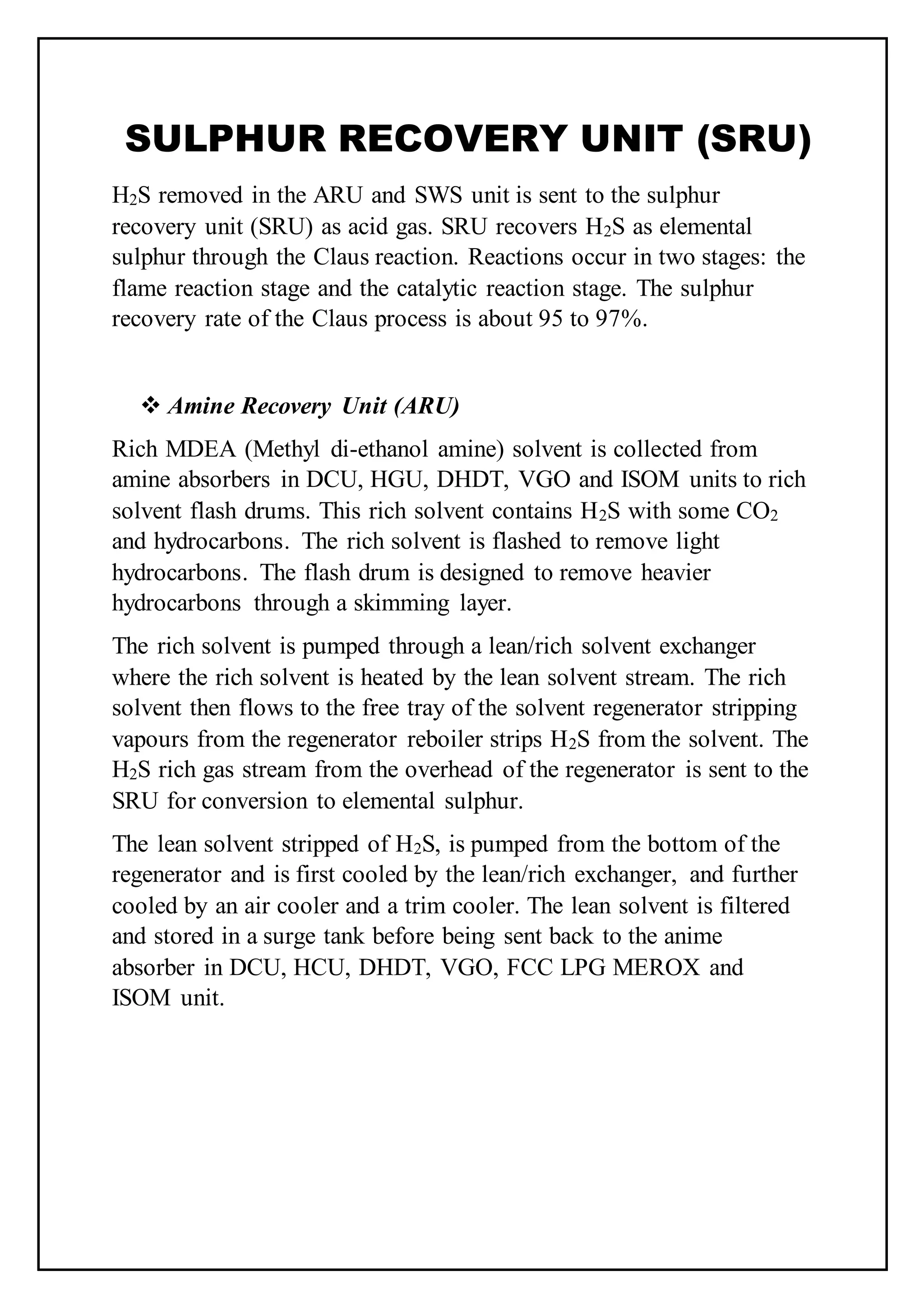 IOCL project report(chemical engineering) | DOCX