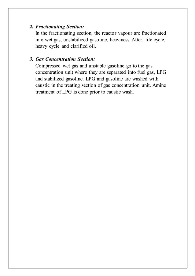 IOCL project report(chemical engineering) | DOCX