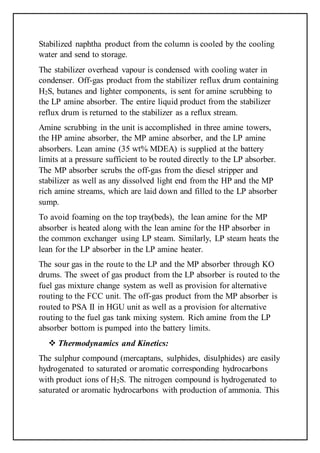 IOCL project report(chemical engineering) | DOCX